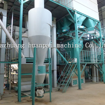 5-10TPH poultry feed / animal feed grinder / horizontal mixer animal feed cattle feed machine