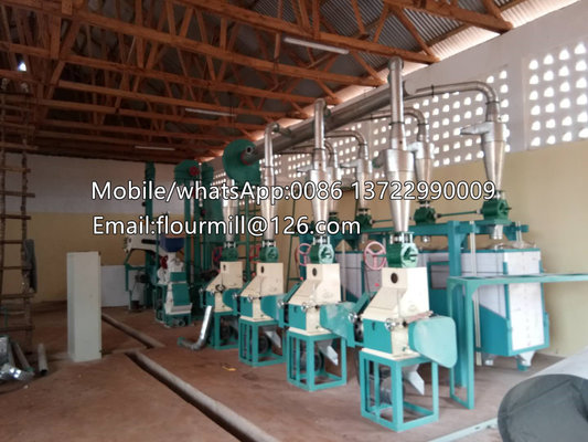 30TPD machine farming / corn grits packaging machine / used flour mill