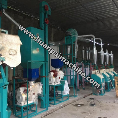 turnkey project corn flour maize grits /flour/powder making machine