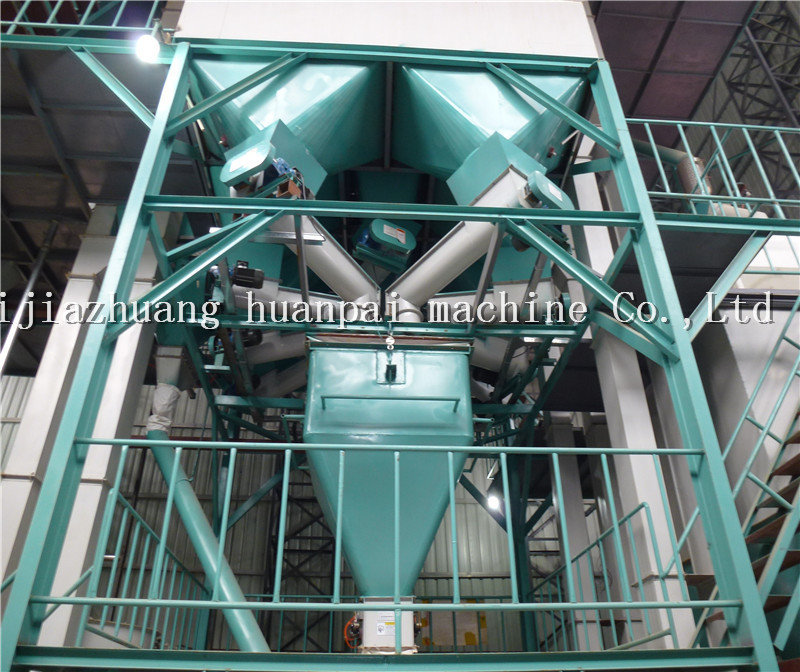 5-10TPH poultry feed / animal feed grinder / horizontal mixer animal feed cattle feed machine