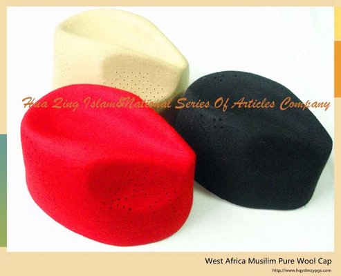 Africa muslim wool cap 53#---60#  West Africa Musilim Pure Wool Cap Africa  wool cap
