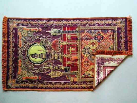 slim muslim jacquard prayer carpet