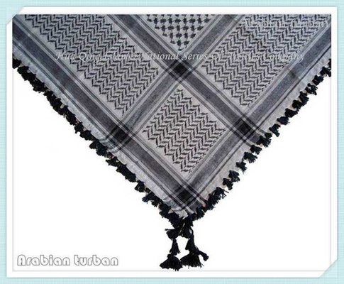 Arab 8# knot jacquard scarf / Arabian turban / Arabian Shemagh /  Arab scarf /  Muslim hijab scarf