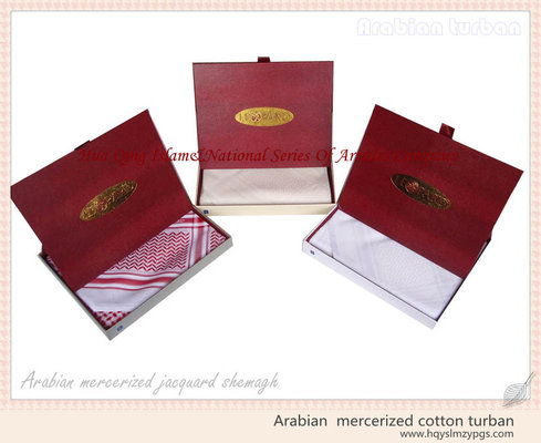 Arabian  mercerized-cotton jacquard scarf  / Arabian  mercerized cotton turban / Size:55inch,58inch,60inch,62inch