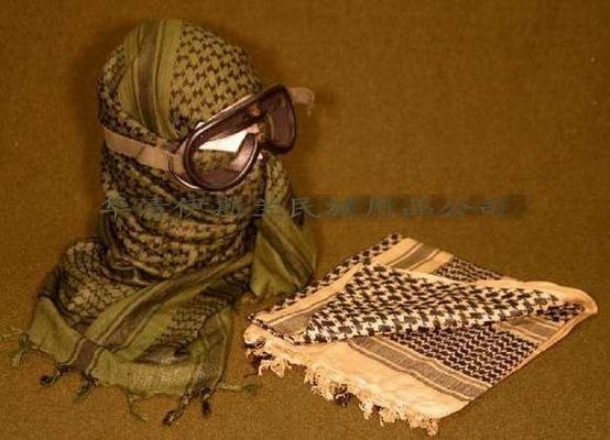 Arabian pure cotton military scarf  / 112cm Arabian Military turban