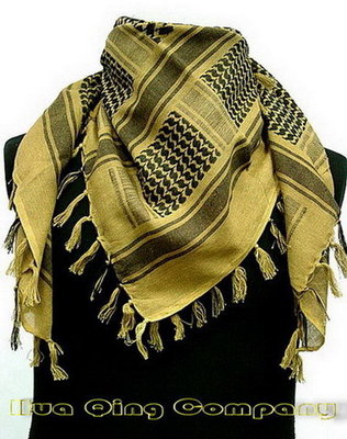 Arab  military turban  /  Arabian pure cotton military scarf  / 112CM Arabian Military turban
