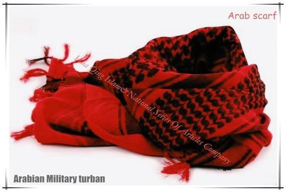 Arabian pure cotton military scarf  / 112cm Arabian Military turban