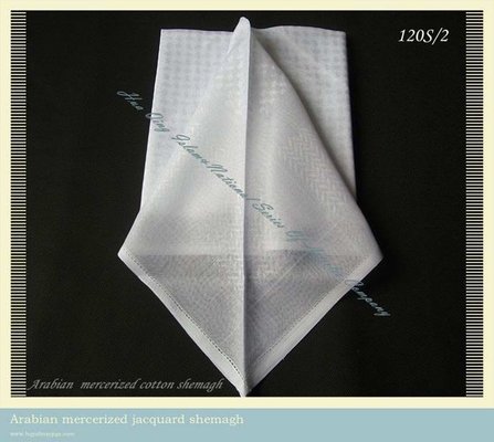 Arabian mercerized-cotton scarf /Arabian Shemagh /  Arab scarf / Size:52inch---62inch / Arabian mercerized jacquard shem