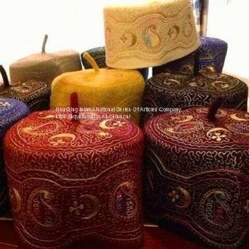 Africa Muslim embroidered wool cap  /   West Africa Muslim embroidered wool cap / Size:53#,54#,55#,56#,57#,58#