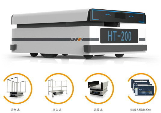 Huatian Automated Guided Vehicles Magnetic Tape Guidance Agv supplier