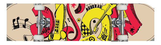 HBD-X Canadian Maple Cruiser Blank Skateboard