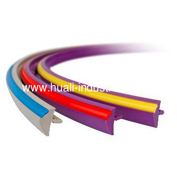 various colorful PVC profiles for window and door