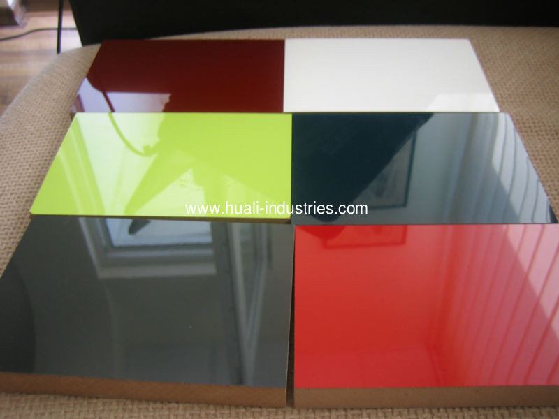 decorative paper board standard size MDF board high gloss acrylic MDF board