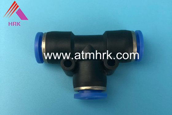 Iron / Plastic NCR ATM Parts Equal Tee Vacuum Connector Aria Pick Units 009-0007844