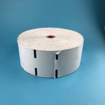 White Wincor Nixdorf ATM Parts 200*17*80 Thermal Receipt Rolls With Black Marker