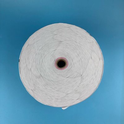 White Wincor Nixdorf ATM Parts 200*17*80 Thermal Receipt Rolls With Black Marker