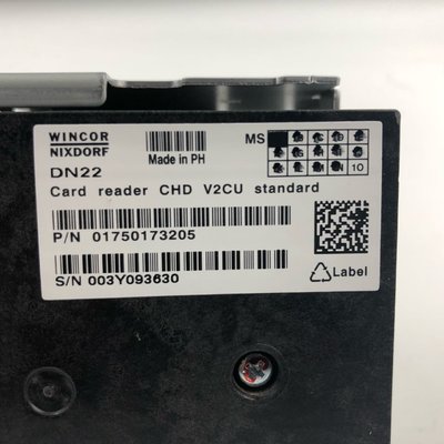 01750173205 Wincor Nixdorf ATM Parts PC280 V2CU ATM Card Reader 1750173205