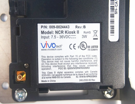 USB Card Reader NCR ATM  Machine Parts Contactless Kiosk II Main Unit 009-0024443