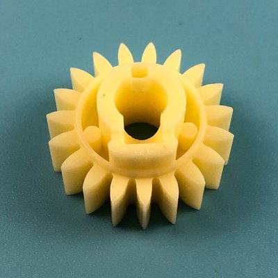 V Module 17T Gear Wincor Nixdorf ATM Parts Plastic Material Yellow Color Durable