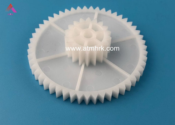 Hitachi Atm Cassette Parts BV Gear 52T 18T White Color Small Plastic Material