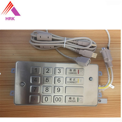ATM21 OKI Cash Machine Parts , 6040W OKI EPP Keyboard ZT598-N36-H21-OKI