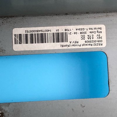 Mental Material NCR ATM Spare Parts 5877 RS-232 Thermal Journal Printer 009-0023926