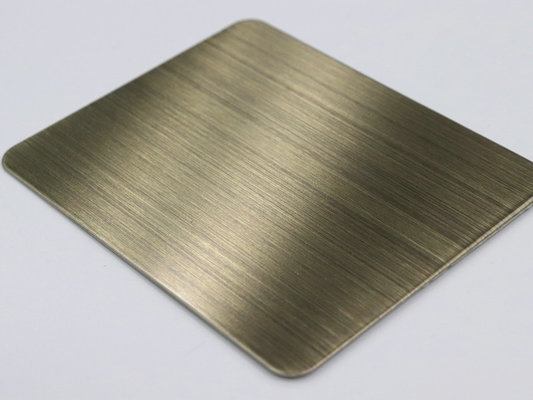 No Fade 312 4.0mm Gold Mirror Stainless Steel Sheet