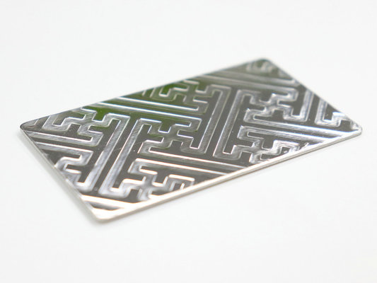 ISO 304 1500mm Embossed Stainless Steel Sheets