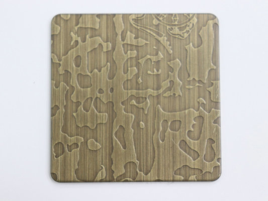 ISO 304 1500mm Embossed Stainless Steel Sheets
