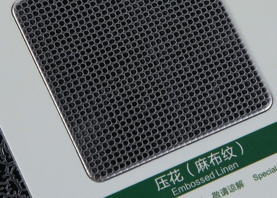 black Embossed Stainless Steel Sheets in different sizes and grades