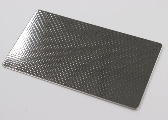black Embossed Stainless Steel Sheets in different sizes and grades