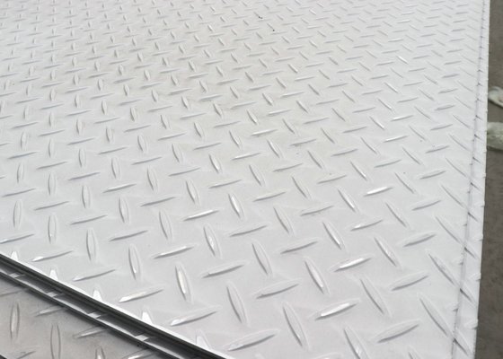 Car Pedal Hot Rolled 5mm Stainless Steel Checkered Plate