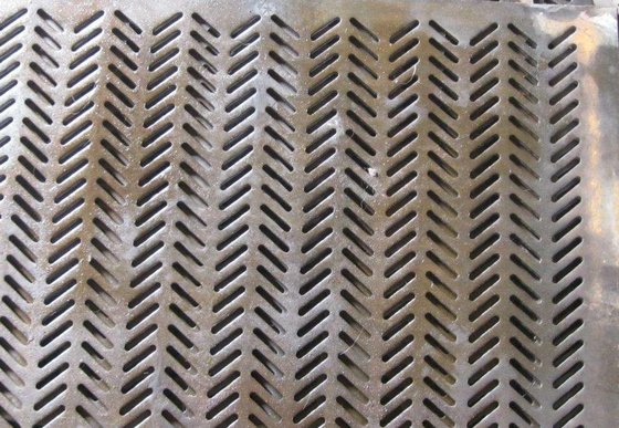 SGS Slotted Slit Edge 1250mm Ss 304 Perforated Sheet
