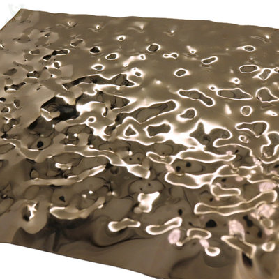 Water Wave Stainless Steel Panels Embossed Stainless Steel Sheets