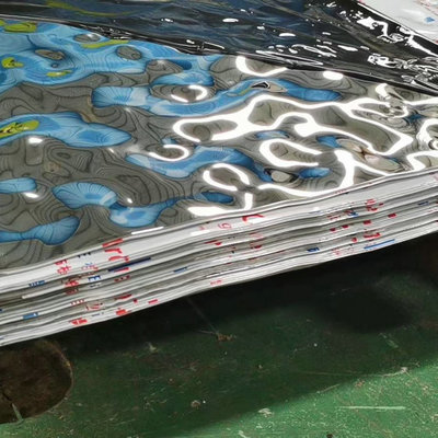 Water Wave Stainless Steel Panels Embossed Stainless Steel Sheets
