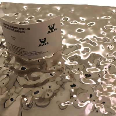 Water Wave Stainless Steel Panels Embossed Stainless Steel Sheets