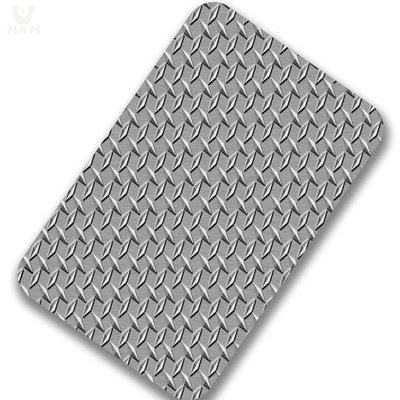 SGS 0.2mm 201 SS Stainless Steel Checkered Plate Fireproof