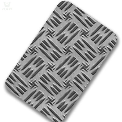 Cold Press 1.4301 S30400 Diamond Stainless Steel Tread Plate