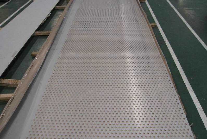 NO.1 Black Finish 10mm Stainless Steel Perforated Plate