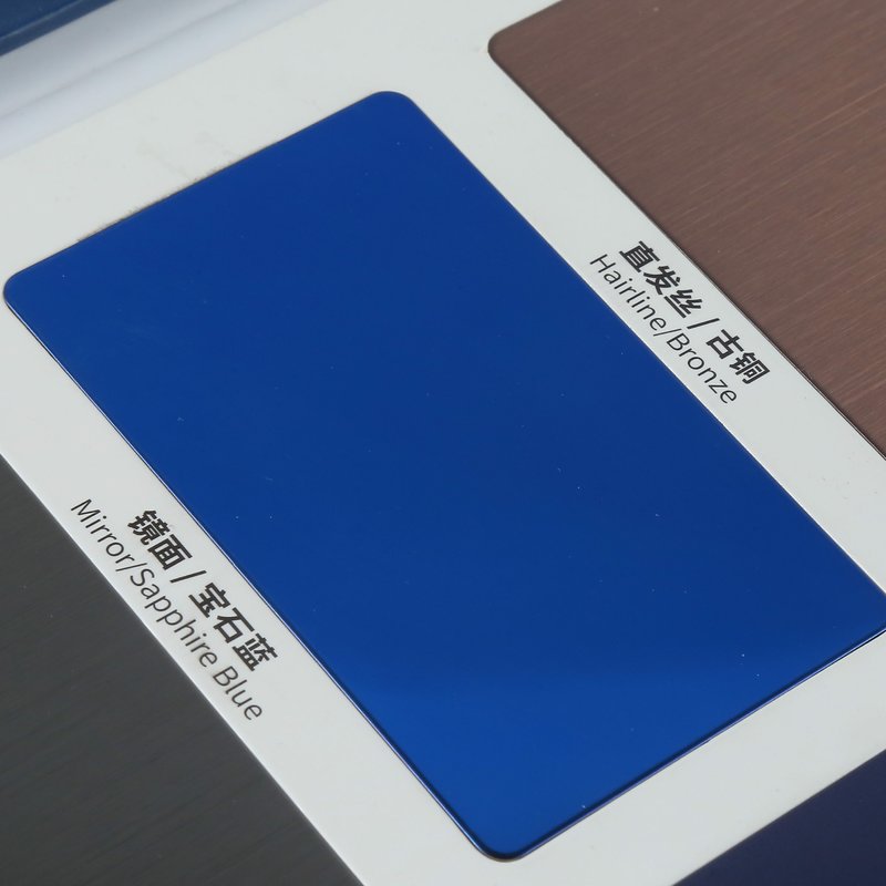 Sapphire Blue SS Mirror Sheet