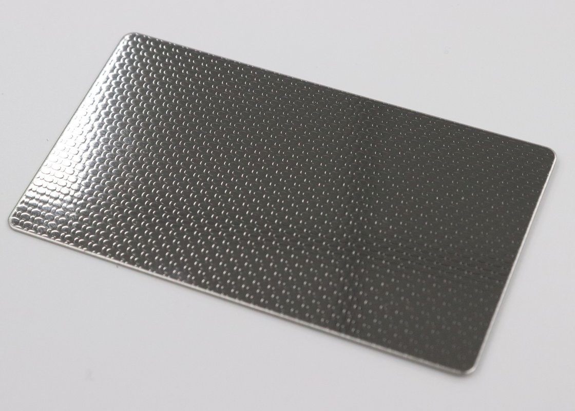 black Embossed Stainless Steel Sheets in different sizes and grades