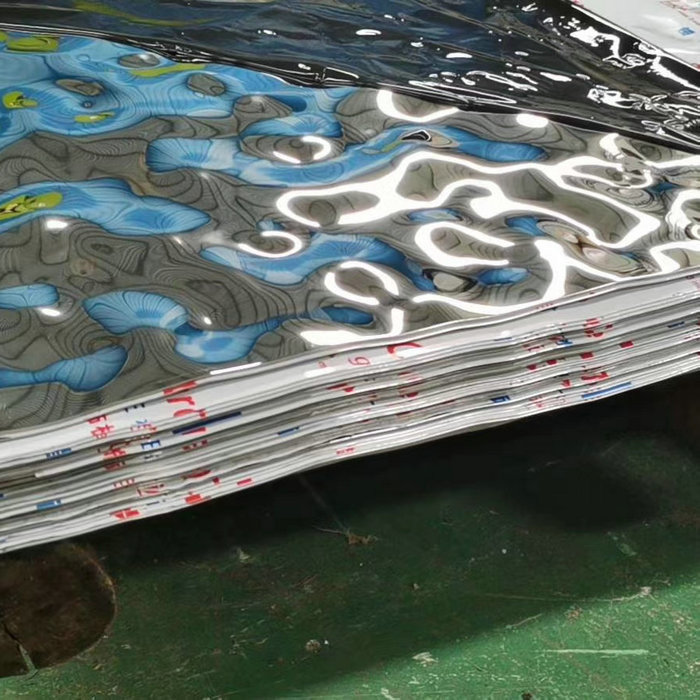 Water Wave Stainless Steel Panels Embossed Stainless Steel Sheets