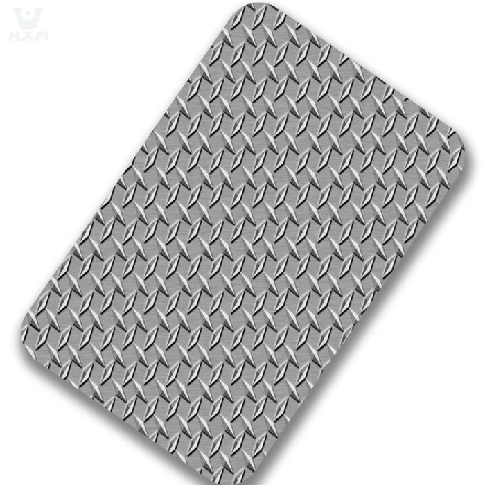 SGS 0.2mm 201 SS Stainless Steel Checkered Plate Fireproof