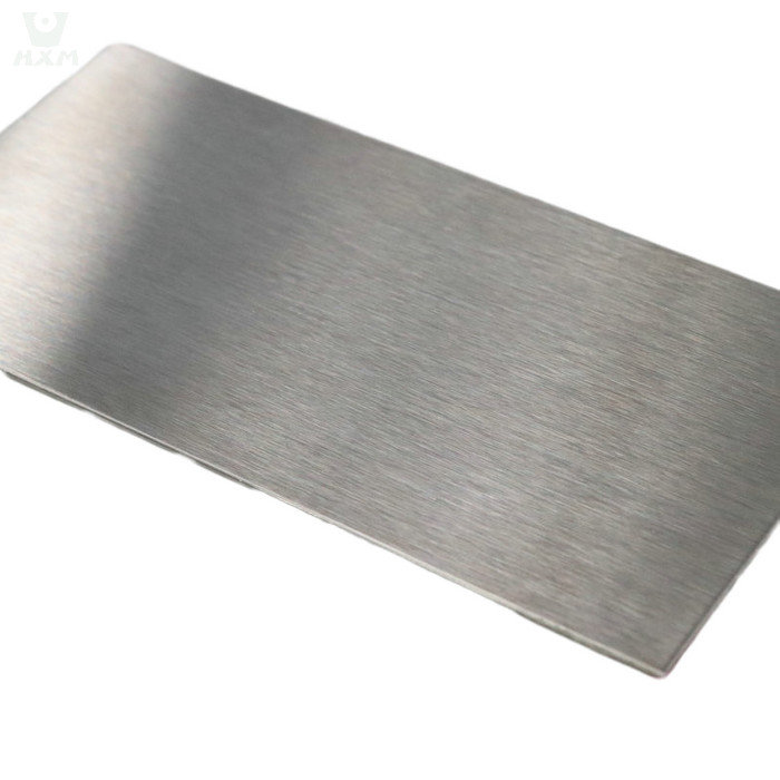 Wire Like Texture 30mm No.4 430 Stainless Steel Sheet Natural Silver