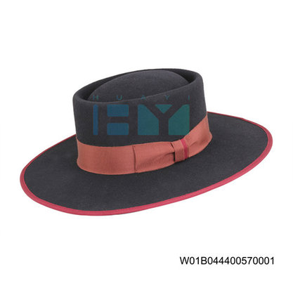 WOOL FELT HATS, Wool Felt Boater Hat Supplier, Wool Felt Bowler Hat For Women, Wool Felt Bowler Hat Manufacturers