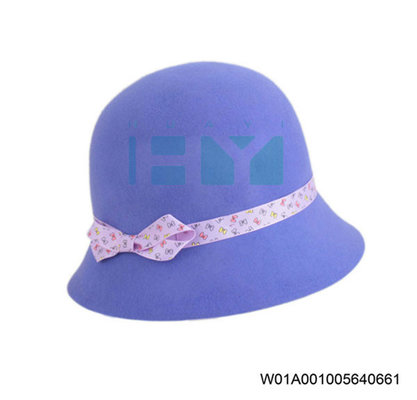 Cloche hat, WOOL FELT HATS
