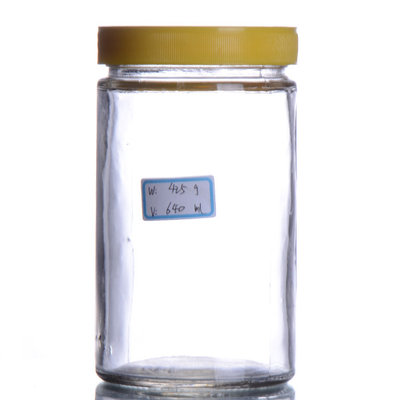 GLASS HONEY JAR