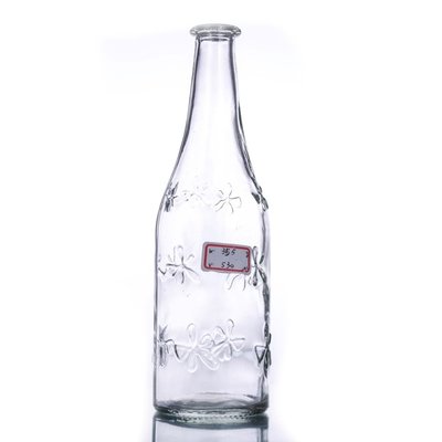 350ML 500ML Custom Made Flint Glass Beer Bottle glass wine bottle high quality low price