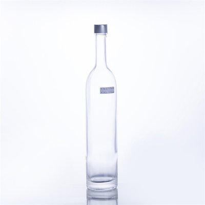750ML Classic Frost and Screen Painting Glass Vodka Bottle glass wine packaging