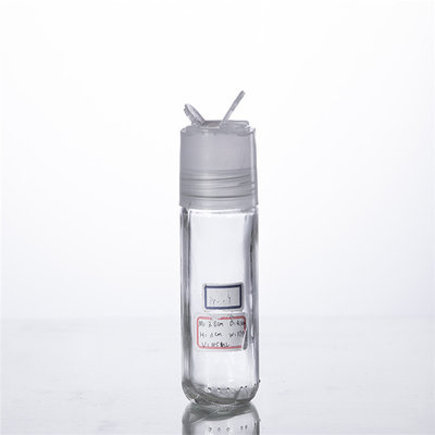100ML salt and pepper shaker glass clear spice bottle for kitchen with plastic cap